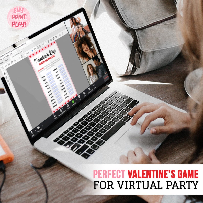 Valentines Games Finish My Phrase Valentines Day Printable - Etsy