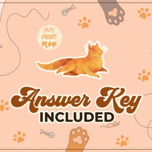 Cat Trivia - Fact or Fiction | Printable Party Games | Cat Lovers True ...