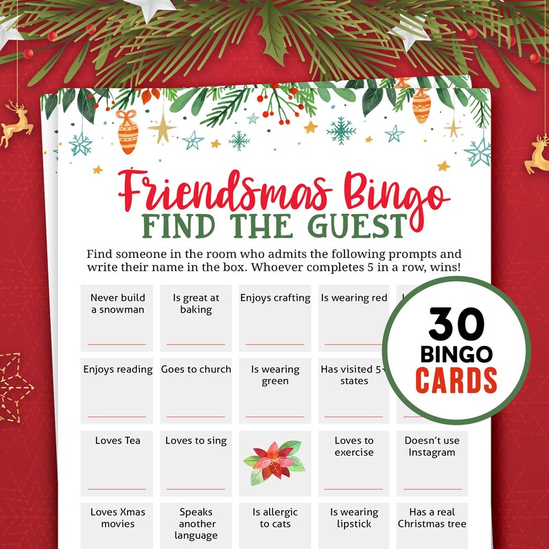 Printable Christmas Games - Etsy