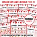 Canada Day Bingo Game Printable Bingo for Kids Print at - Etsy