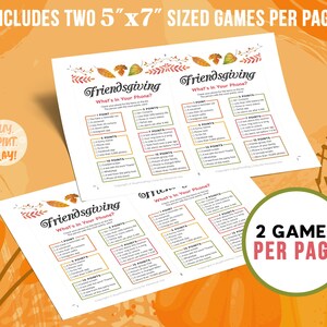 Friendsgiving Whats in Your Phone Thanksgiving Friends Party Games ...