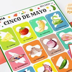 Cinco De Mayo Bingo | Mexican Loteria Cards | Includes 30 Cards ...
