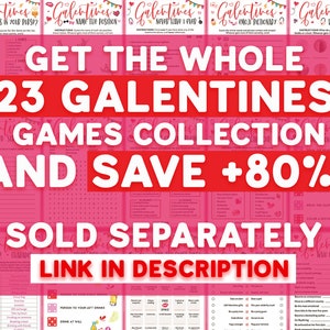 Galentines Whats on Your Phone | Valentines Day | Printable Party Games ...