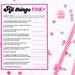 Ladies Night Games All Things Pink Trivia Party Printable Activity ...