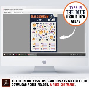 Halloween I Spy Game Virtual Party Halloween Games | Etsy
