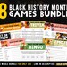 Black History Famous Quotes Trivia Game American History Printable ...
