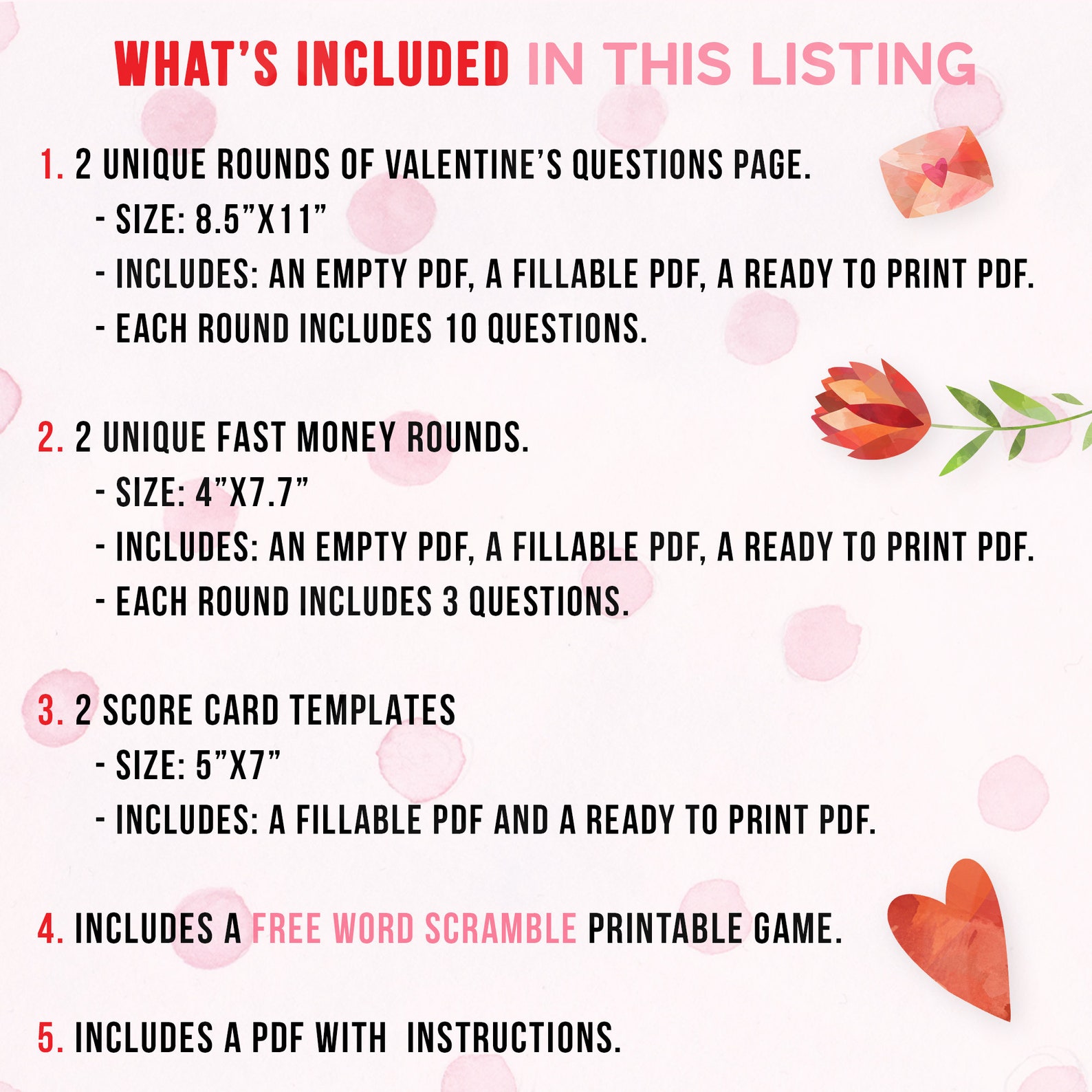 Valentines Family Feud Game Valentines Day Games Printable | Etsy