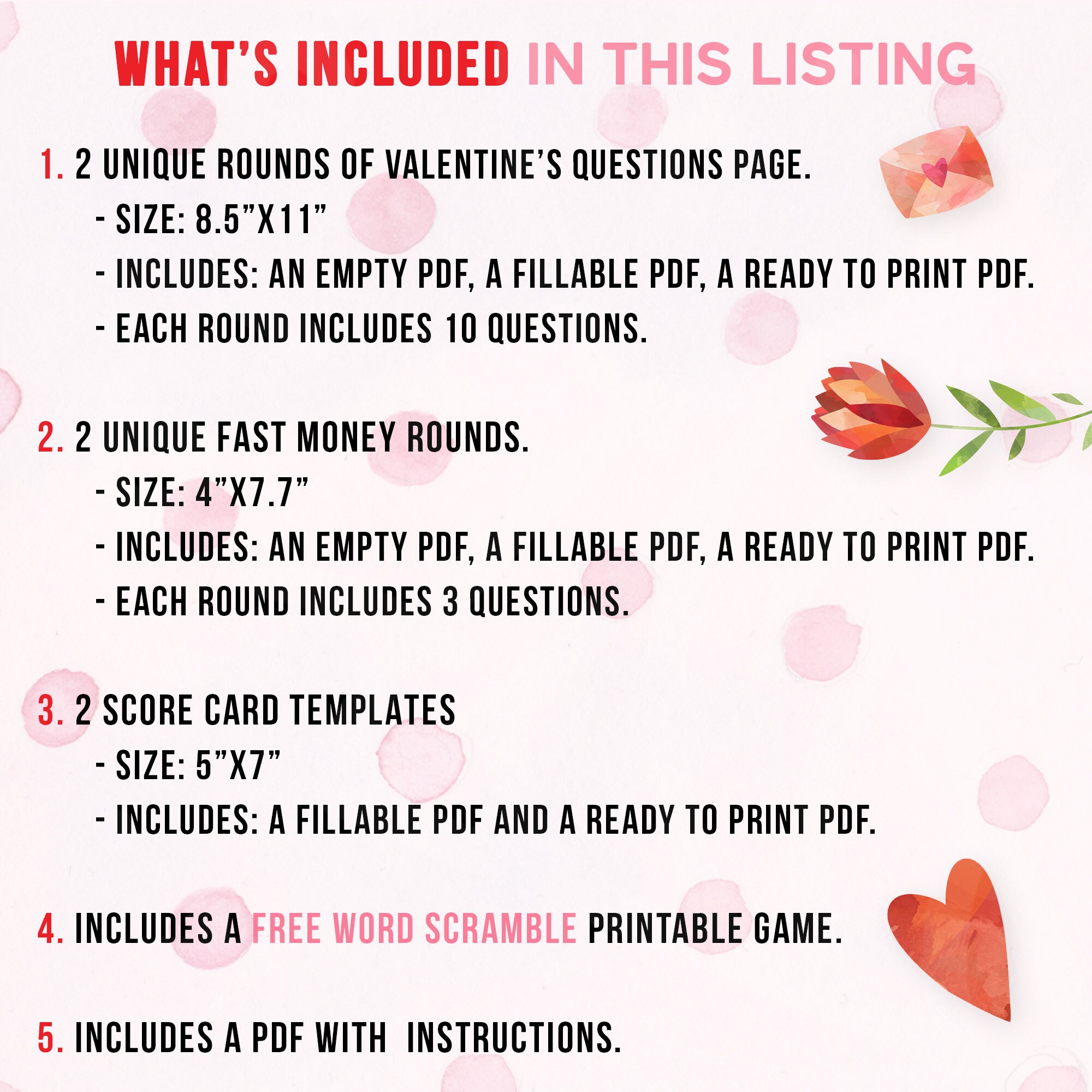 Valentines Family Feud Game Valentines Day Games Printable | Etsy