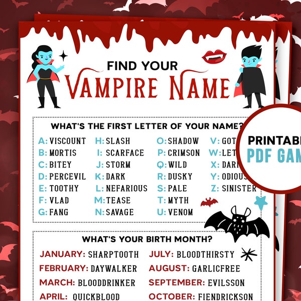 Vampire Party - Etsy