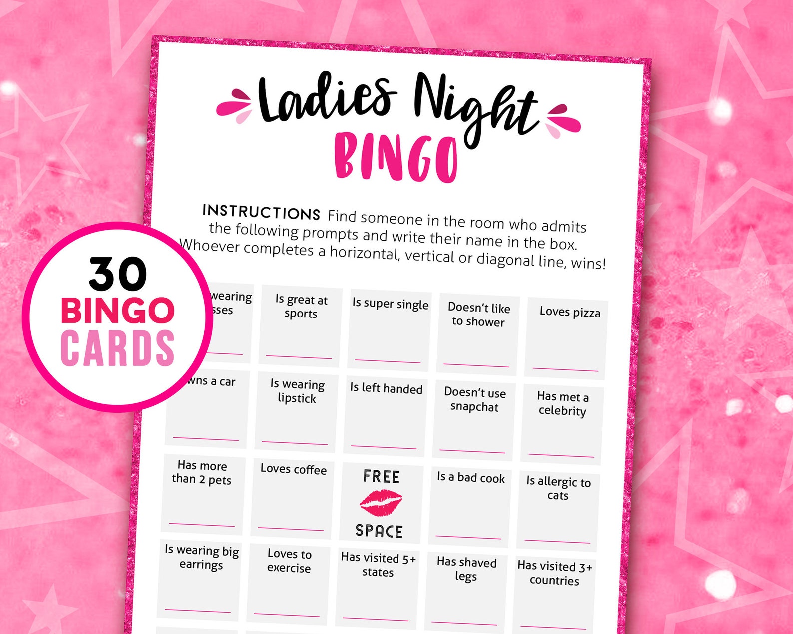 Ladies Night Games Pack Girls Night Games Bundle - Etsy
