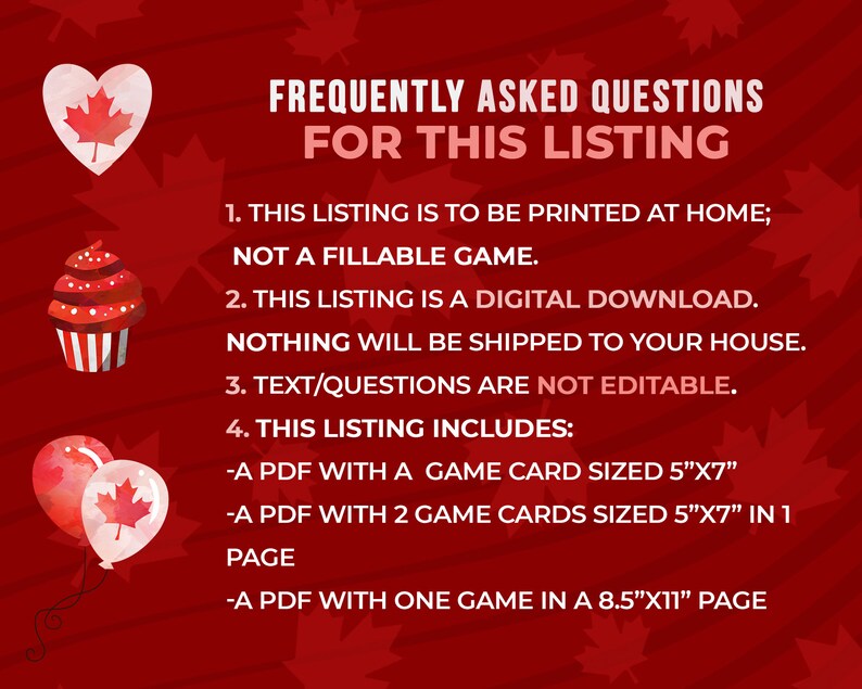 Canada Day Word Search First of July Printable Games | Etsy