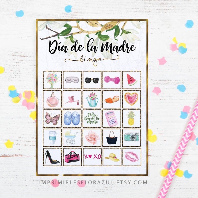 Lotería Mother's Day Printable Bingo - Etsy