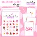 Valentines Printable Games Valentines Day Games Bundle - Etsy