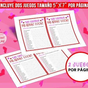 Spanish Valentines Day Word Scramble | Games for Kids & Adults ...