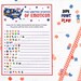 US States Emoji Pictionary Game 4th of July Games USA Patriotic Emoji ...