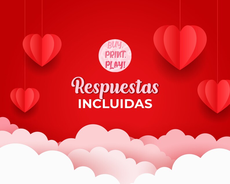 Spanish Valentines Day Word Scramble Games for Kids & Adults - Etsy