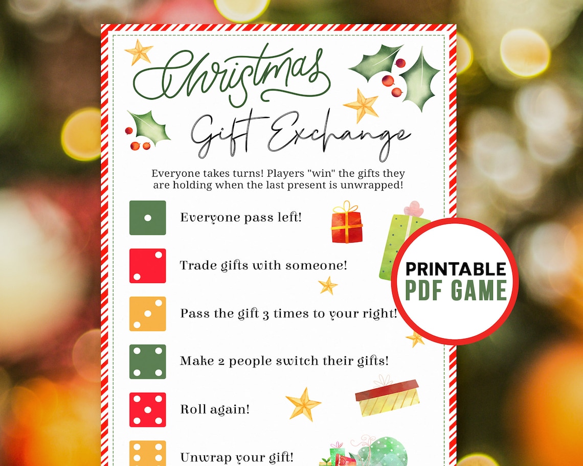 Christmas Party Family Games Bundle for Adults & Kids - Etsy