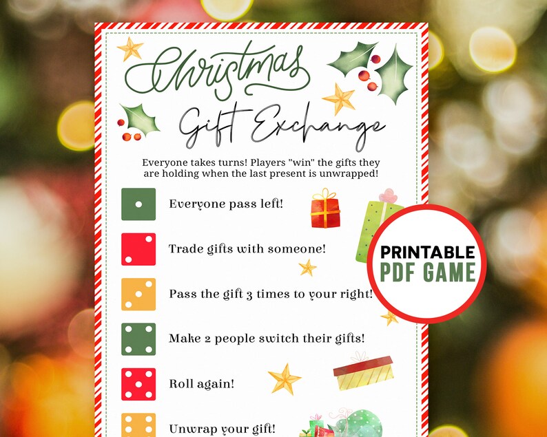 Christmas Party Family Games Bundle for Adults & Kids - Etsy