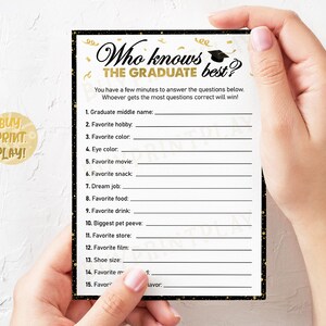 Who Knows the Graduate Best? | How Well Do You Know the Graduate ...