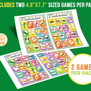 Cinco De Mayo Bingo Game | Includes 40 Cards | Lotería Mexicana ...