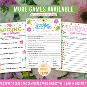 Whats Your Flower Name? | Springtime Games | Party Printables for Kids ...
