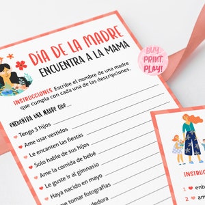 Mothers Day Games in Spanish - Word Scramble | Printable Games for ...
