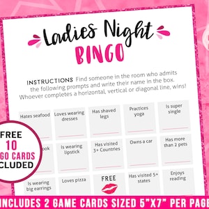 Ladies Night Games - Word Scramble | Girls Night in Printable Activity ...