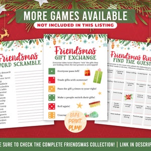Friendsmas Riddle Me This | Christmas Friends Party Games for Adults ...