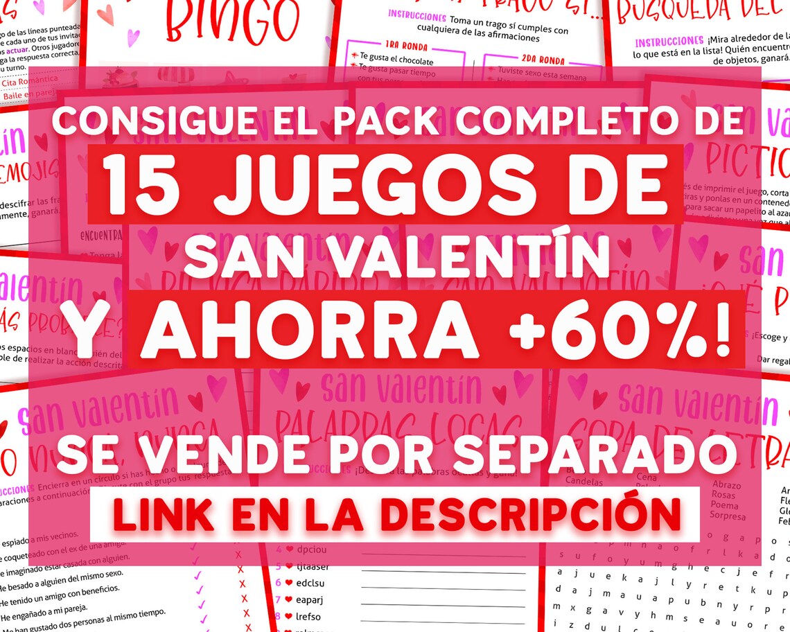 Juegos de San Valentin Quien es mas probable Actividades - Etsy España
