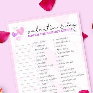 Valentines Printable Games Valentines Day Games Bundle - Etsy