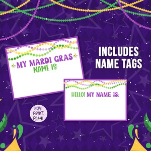 Whats Your Mardi Gras Name? | Party Games for Adults & Kids | New ...