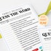 Guess the Word Family Reunion Party Printable Game Gathering Activity ...