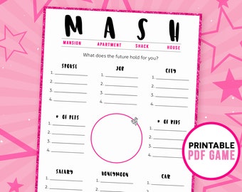 Bachelorette Mash Game - Etsy