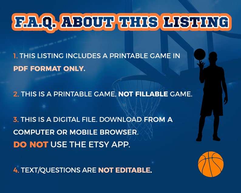 March Madness Feud Basketball Family Feud NCAA Basketball | Etsy