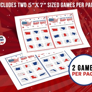 United States Map Picture Quiz | 4th of July Patriotic Trivia Game | US ...