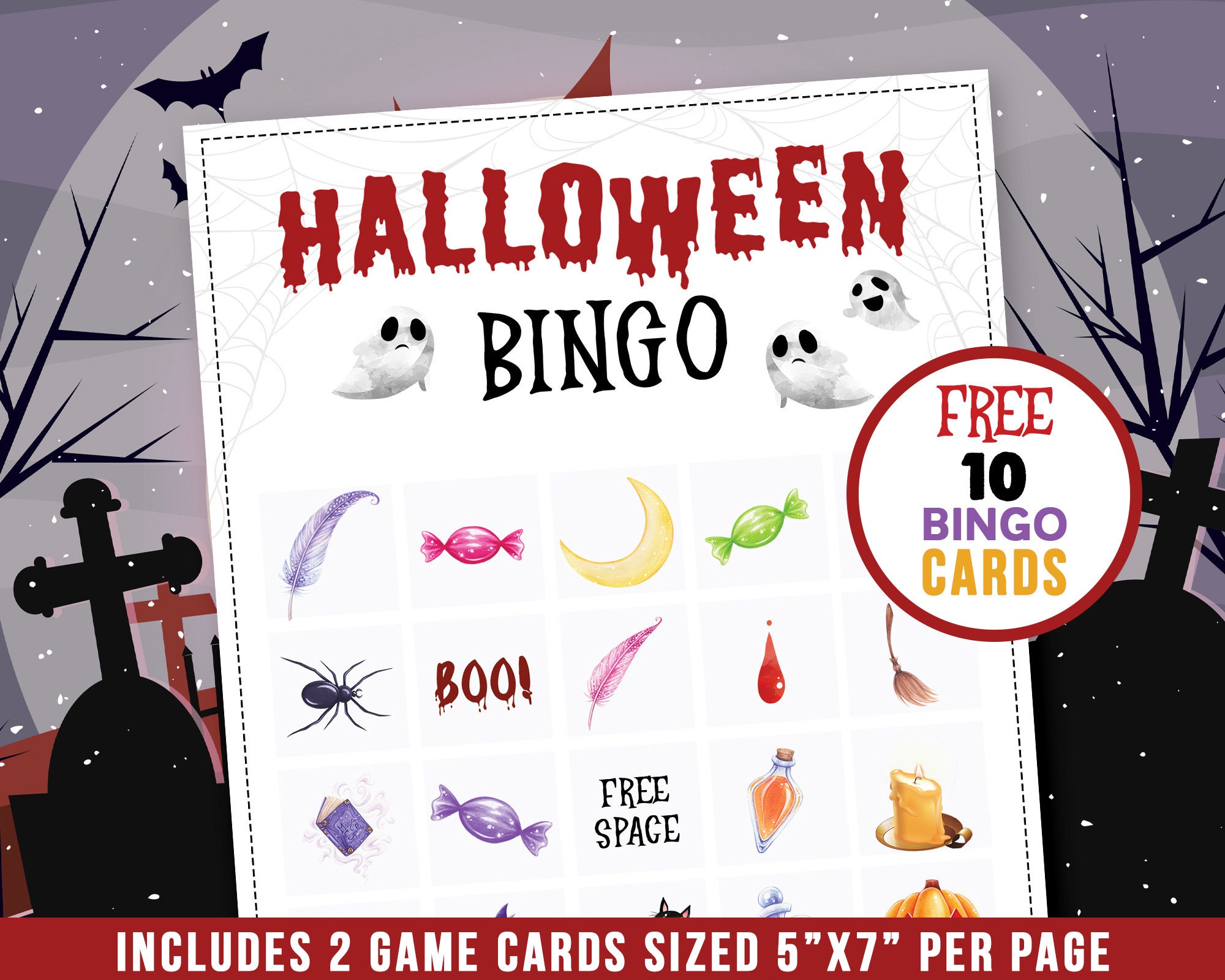 Printable Halloween Charades Prompts Halloween Games for | Etsy