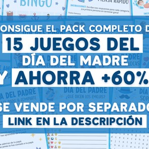 Fathers Day Game in Spanish - Who Knows Dad Best? | Juegos Del Dia Del ...