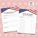 4th of July Games US Independence Day Printable Games - Etsy