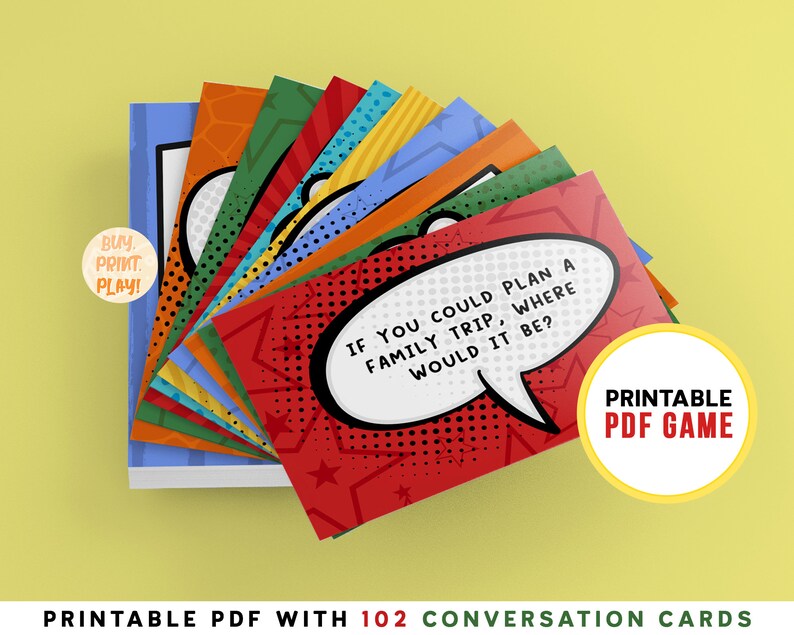 Family Reunion Conversation Starters 102 Table Talk - Etsy