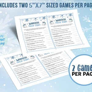 Winter Fact and Fiction Trivia / True or False Quiz | Fun Wintertime ...