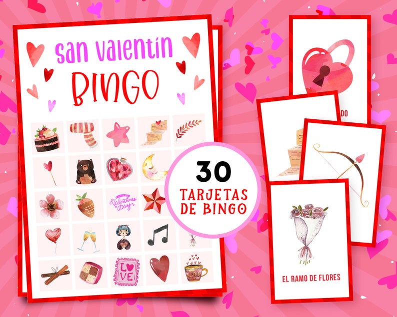 Pack De Juegos De San Valentin Para Niños Spanish Valentines | Etsy