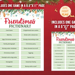 Friendsmas Pictionary | Christmas Party Games for Adults & Groups ...