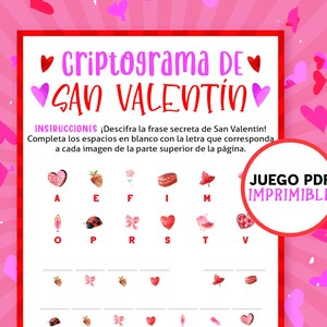 Pack De Juegos De San Valentin Para Niños | Spanish Valentines Games ...