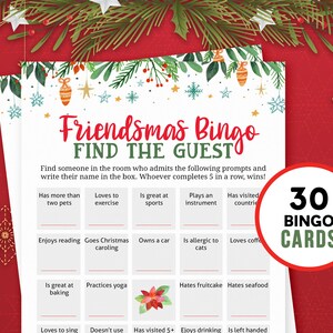 Friendsmas Games Bundle | Christmas Party Group Activities | Printable ...