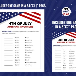 Fourth of July Trivia Game - American Inventions | US Independence Day ...