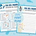 15 Juegos del Dia del Padre Actividades imprimibles Spanish Fathers Day ...