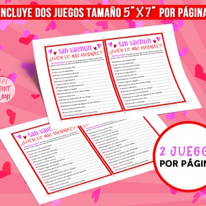 Juegos de San Valentin - ¿Quien es mas probable? | Actividades ...