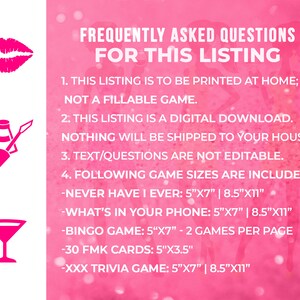 Ladies Night Games Pack | Girls Night Games Bundle | Bachelorette Games ...
