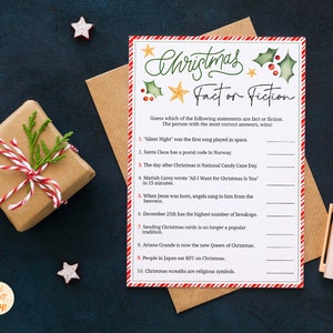 Fun Christmas Games - Fact or Fiction | True or False Trivia | Holiday ...