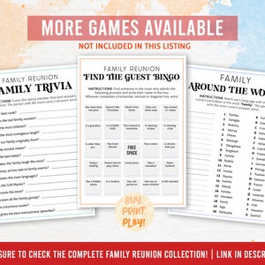 Family Reunion Games - Who Am I | Family Gathering Activity | Party ...